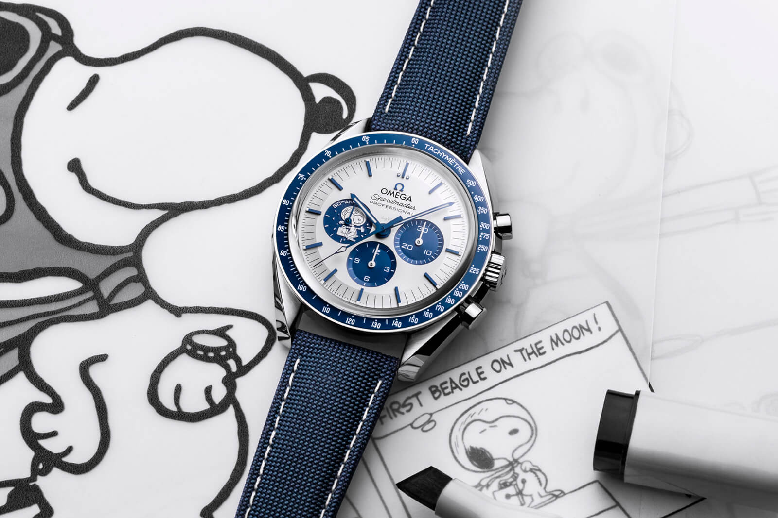 Omega Speedmaster “Silver Snoopy Award” 50th Anniversary - Espiral do Tempo