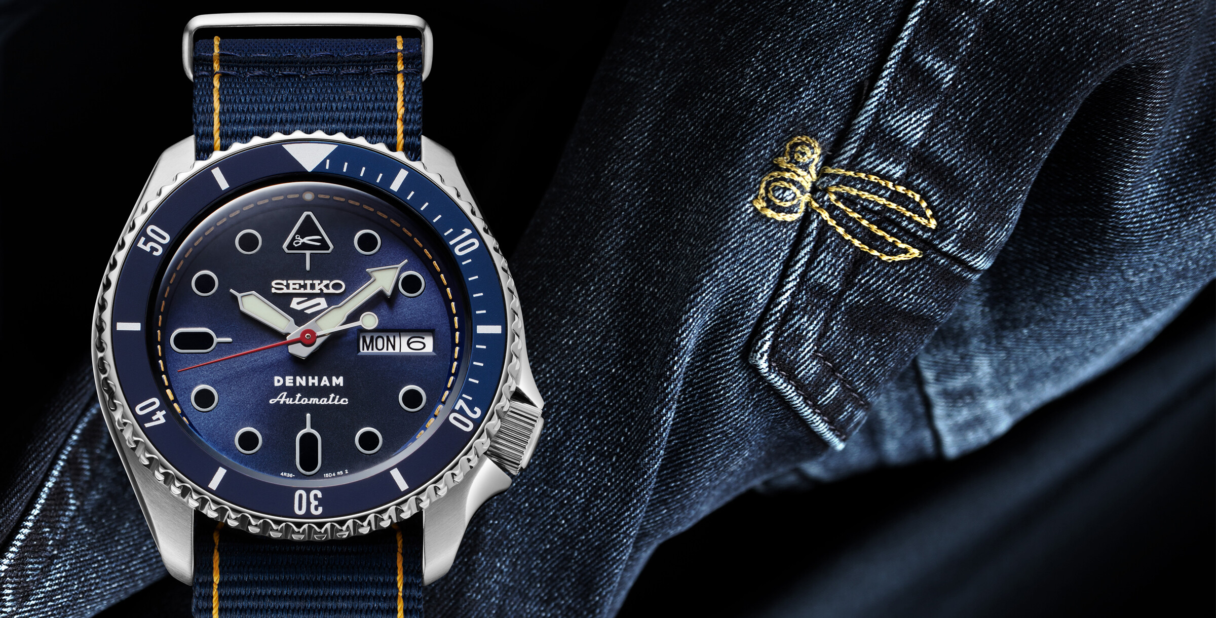 Seiko 5 Sports DENHAM Limited Edition - Espiral do Tempo